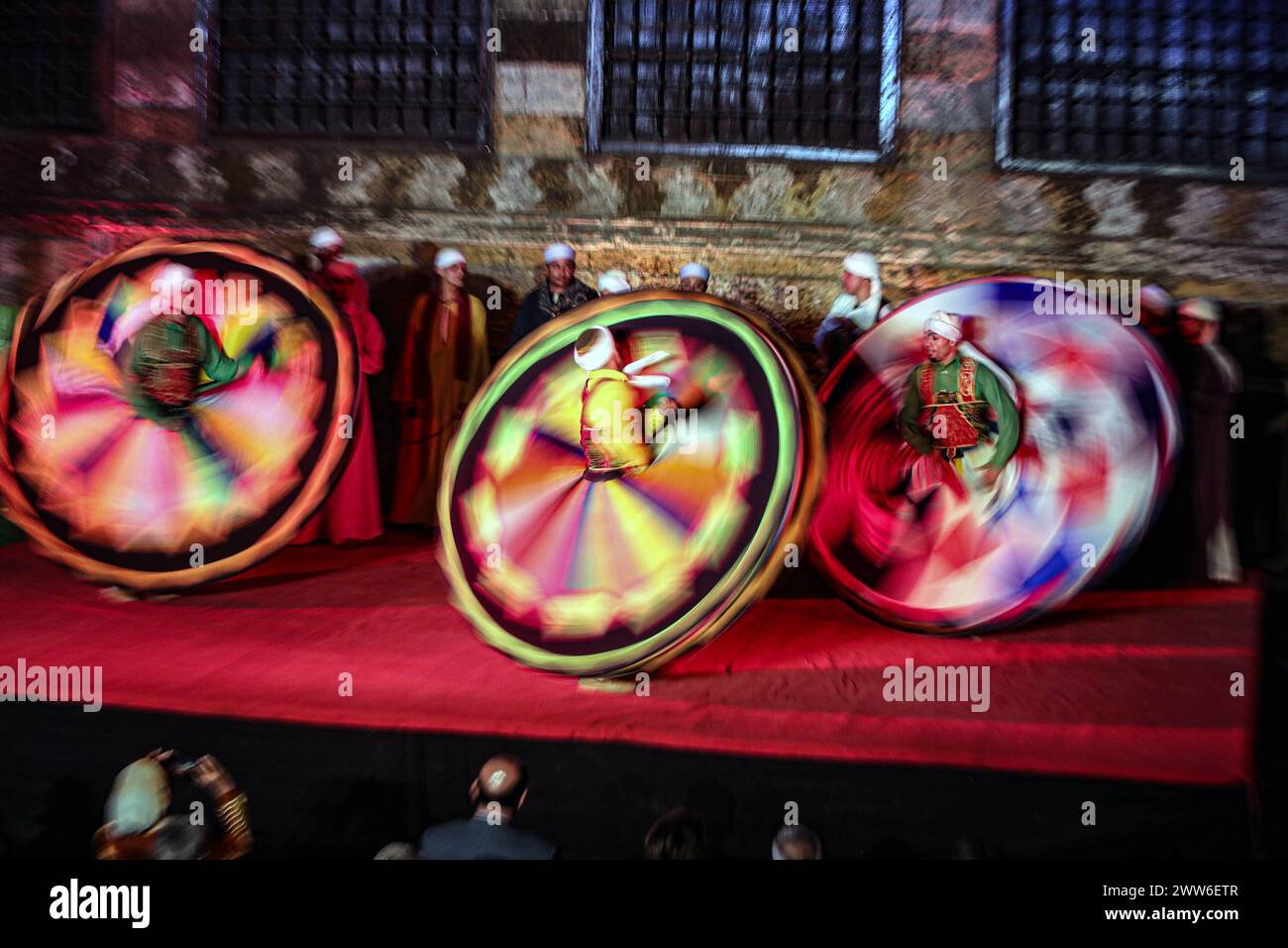 Beijing, Egypt. 20th Mar, 2024. Dancers perform Tanoura, a traditional ...