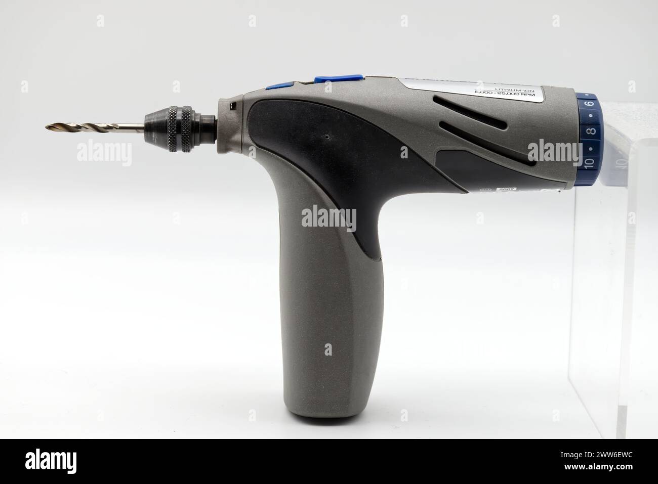 Precision hand drill isolated on white background Stock Photo - Alamy