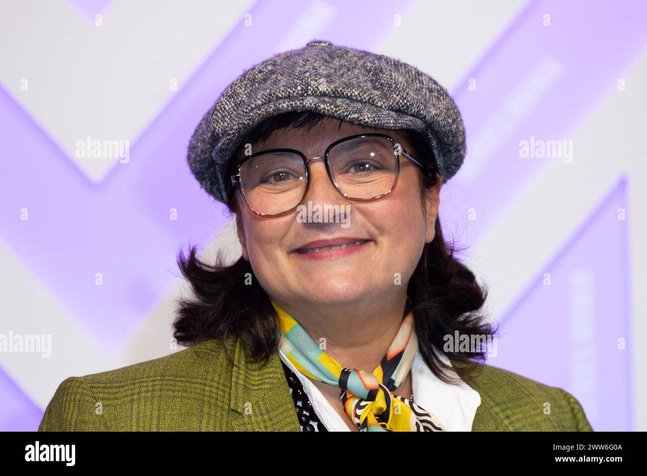 Lille, France. 21st Mar, 2024. Valérie Adda attends the red carpet on ...