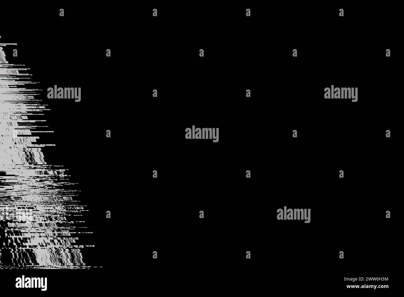 Abstract Black White Glitch, Line Hud Design background Stock Photo - Alamy