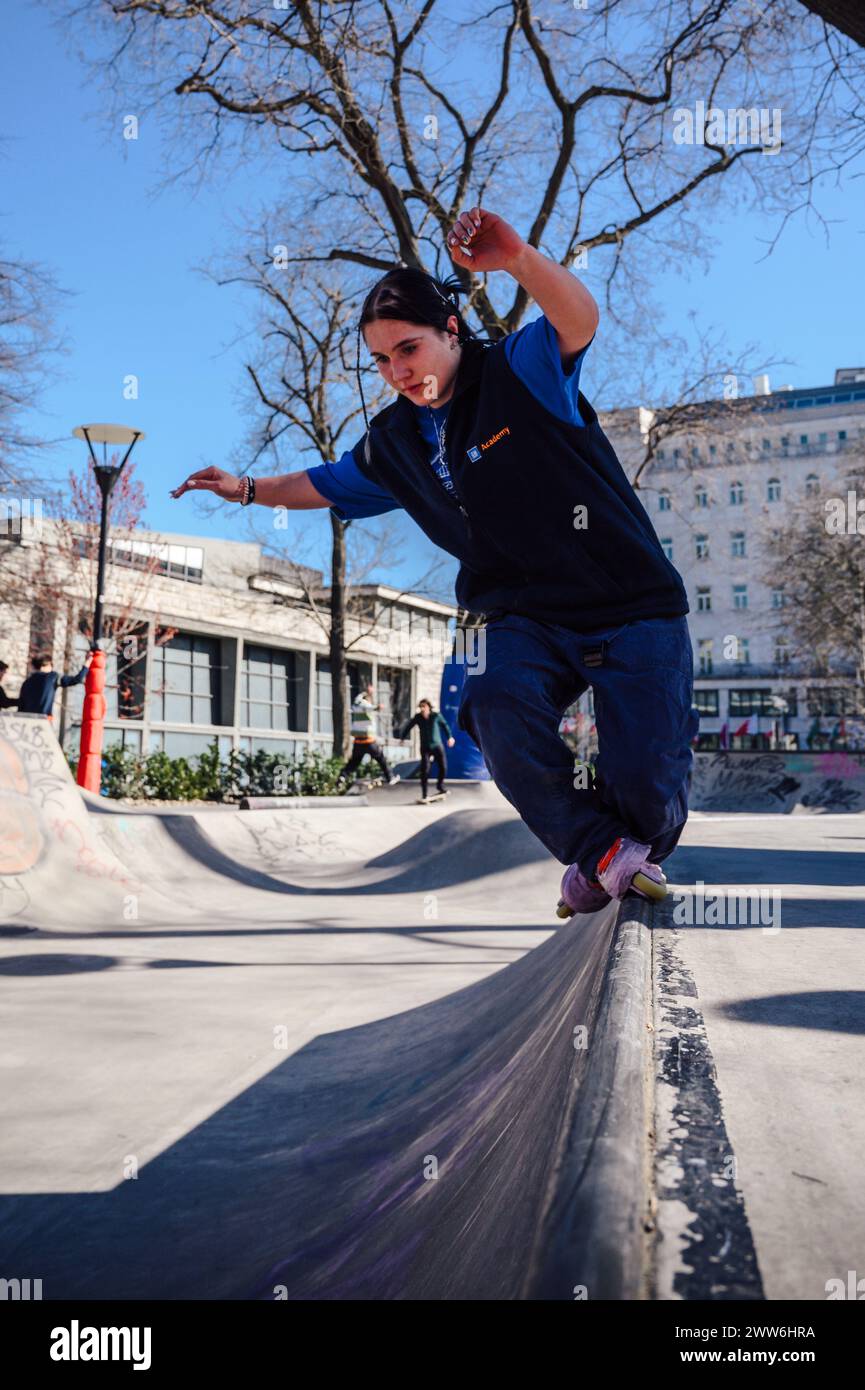 Flying skater hi-res stock photography and images - Alamy