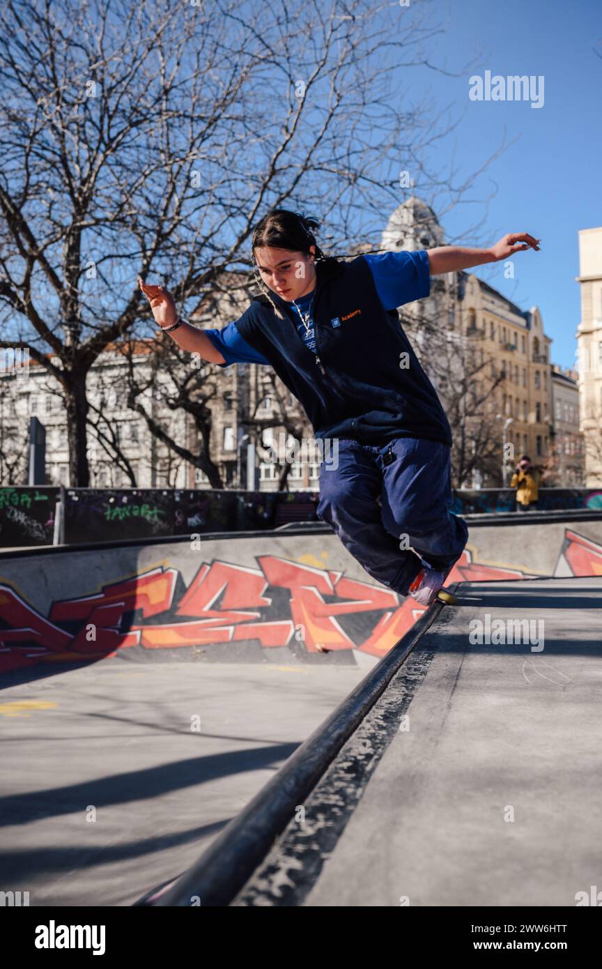 Flying skater hi-res stock photography and images - Alamy