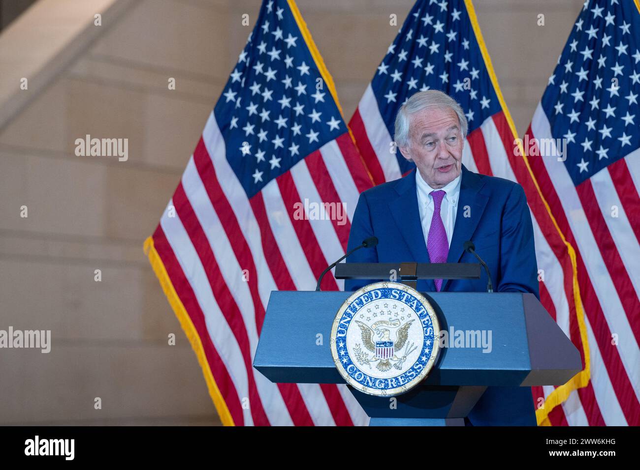 Washington, United States. 21st Mar, 2024. United States Senator Ed ...
