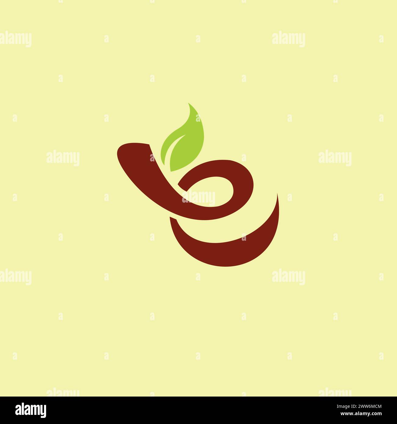 E Nature Logo Simple. Letter E Icon Stock Vector Image & Art - Alamy