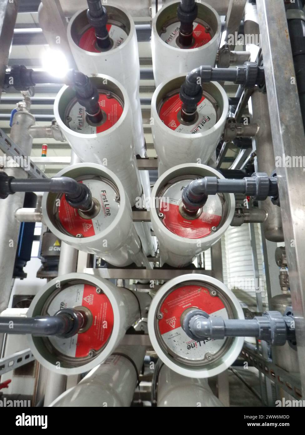 Reverse Osmosis system with Pressure Vessels Stock Photo - Alamy