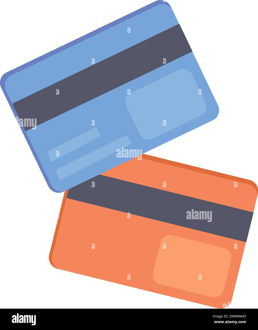 Credit and debit cards cartoon icon. Bank finance money isolated on ...