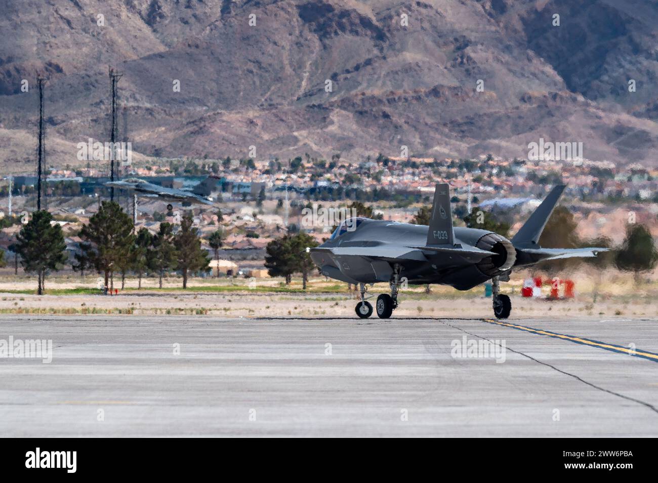 A Royal Netherlands Air Force (RNLAF) F-35A Lighting II taxis on the ...
