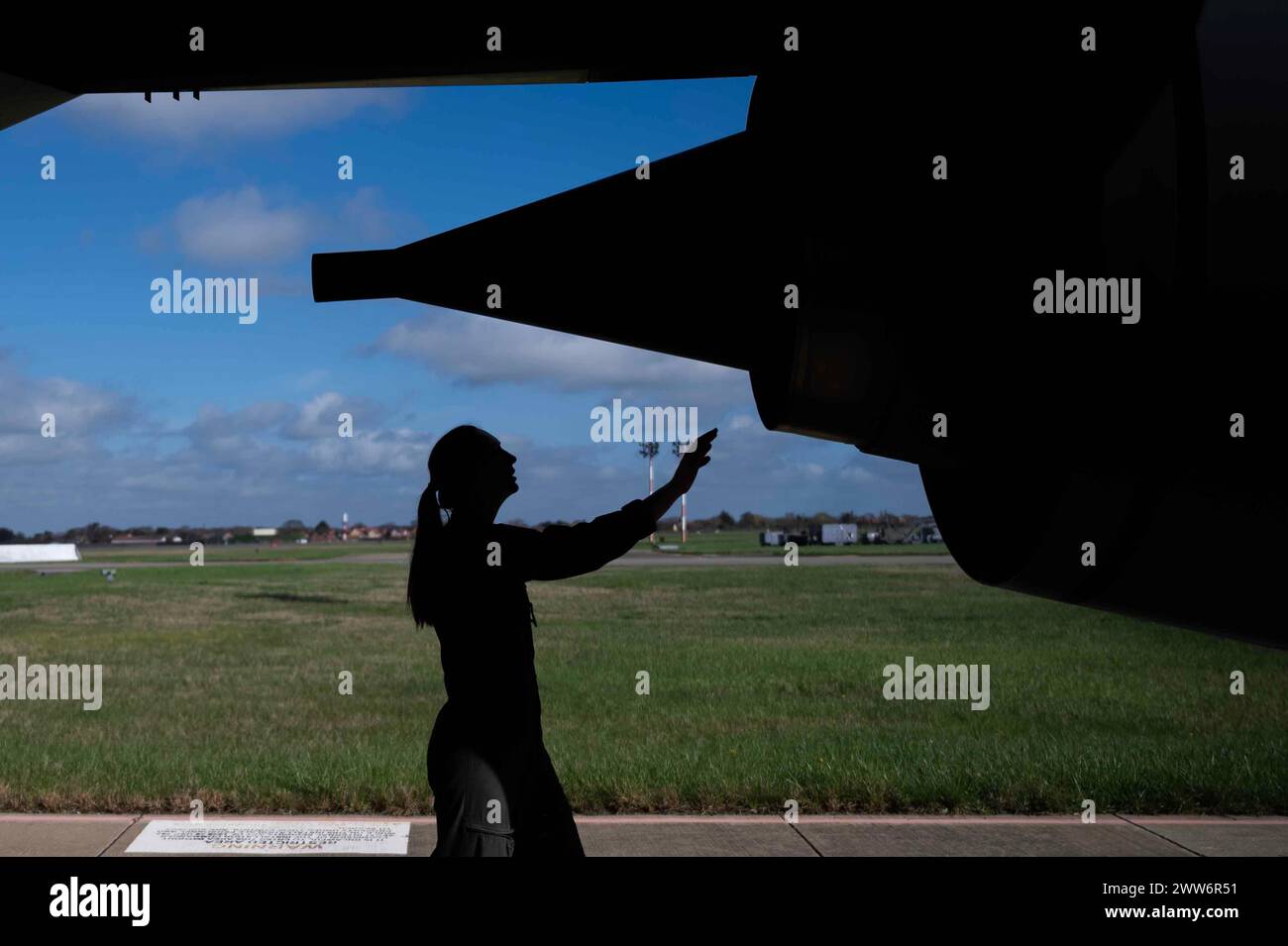U.S. Air Force Capt. Kelsey Glover, 351st Air Refueling Squadron pilot ...