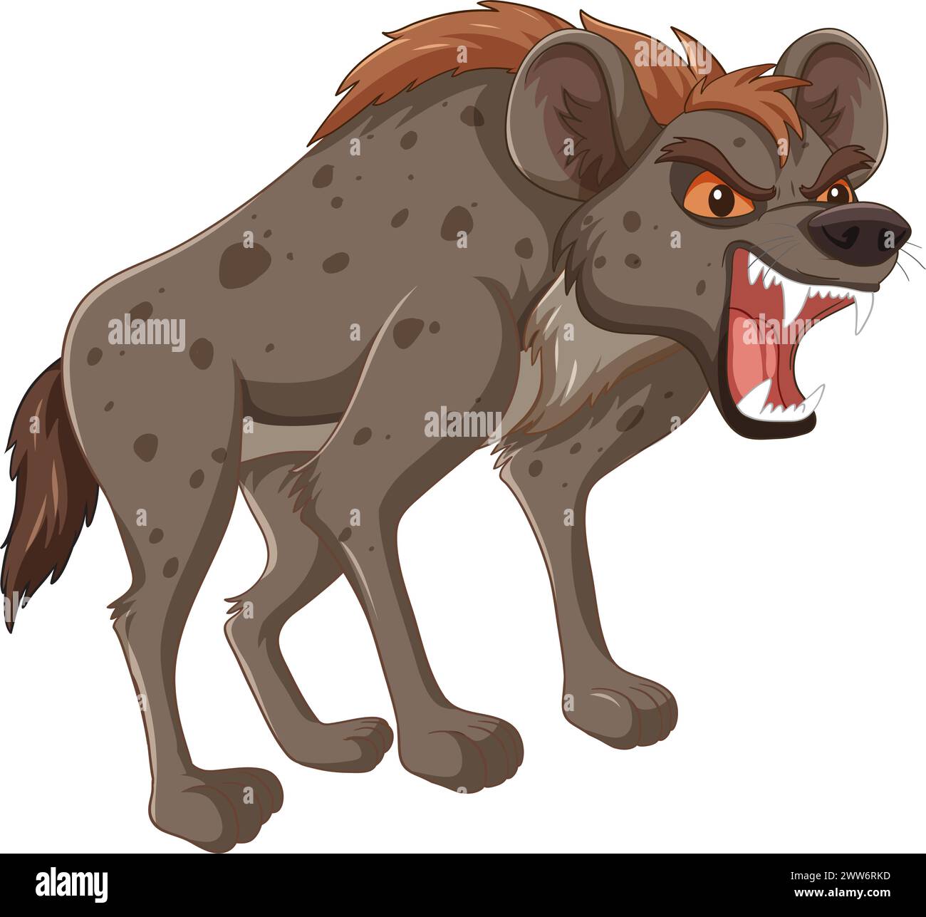 Spotted hyena mouth open hi-res stock photography and images - Alamy