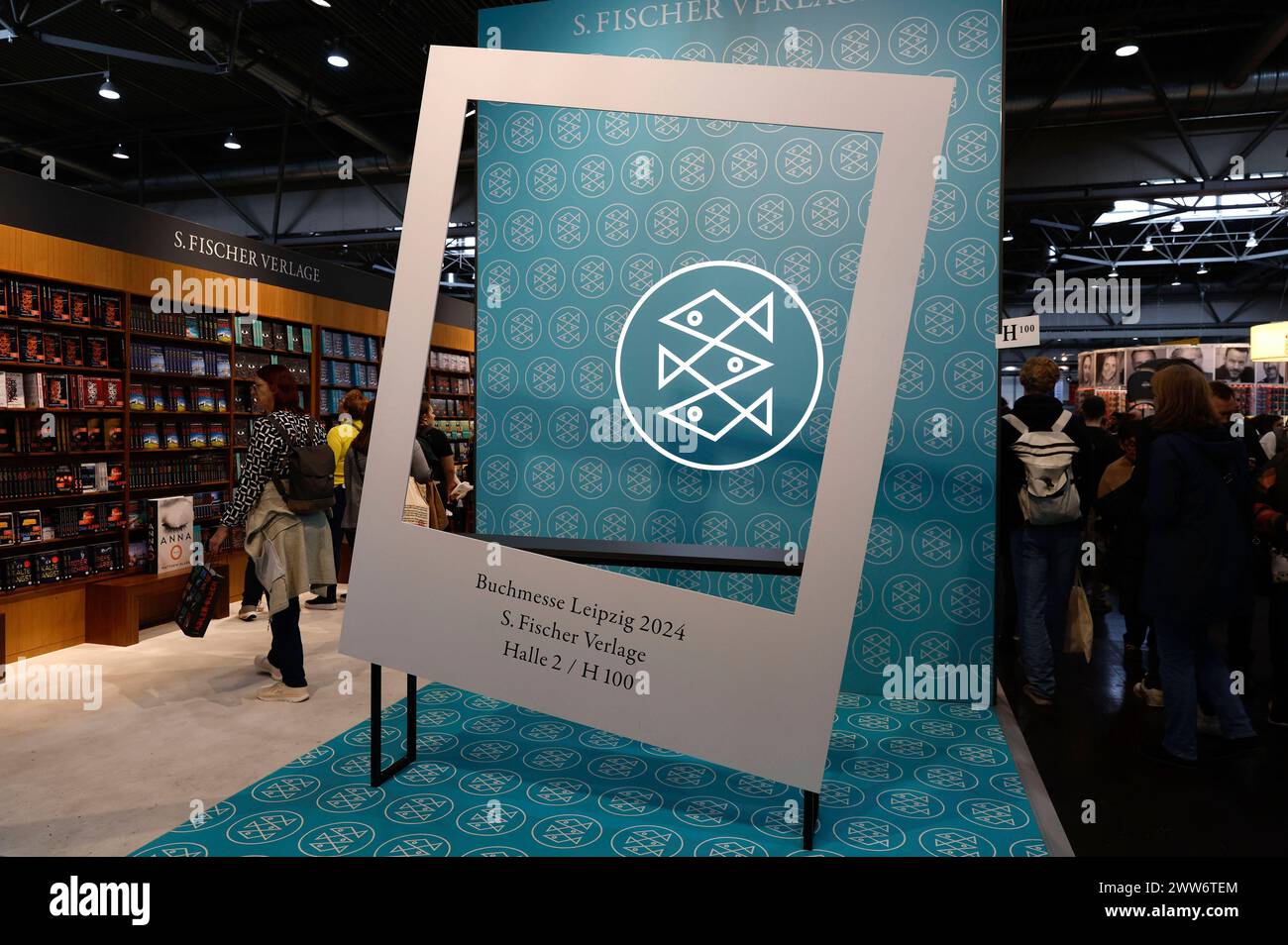 Der S. Fischer Verlag auf der Leipziger Buchmesse 2024 auf dem ...