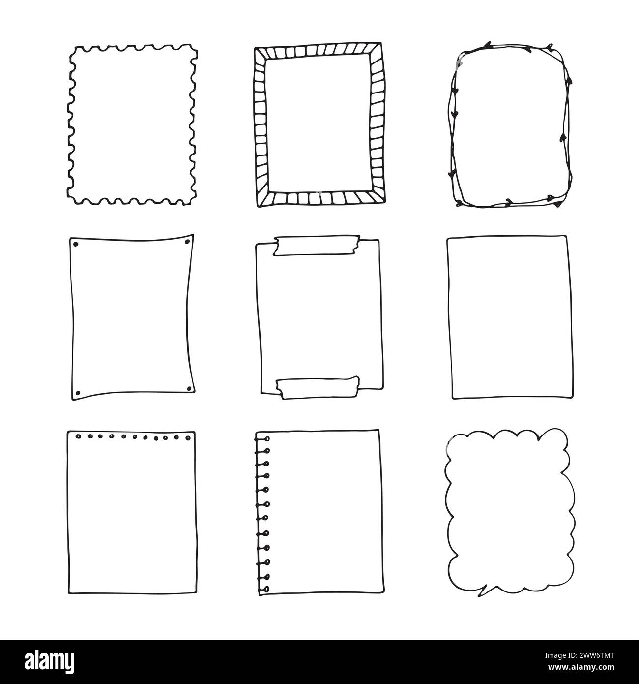 Bullet journal vector vectors hi-res stock photography and images - Alamy