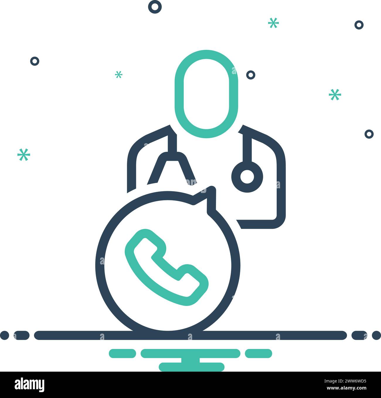 Icon for call the doctor, doctor Stock Vector Image & Art - Alamy