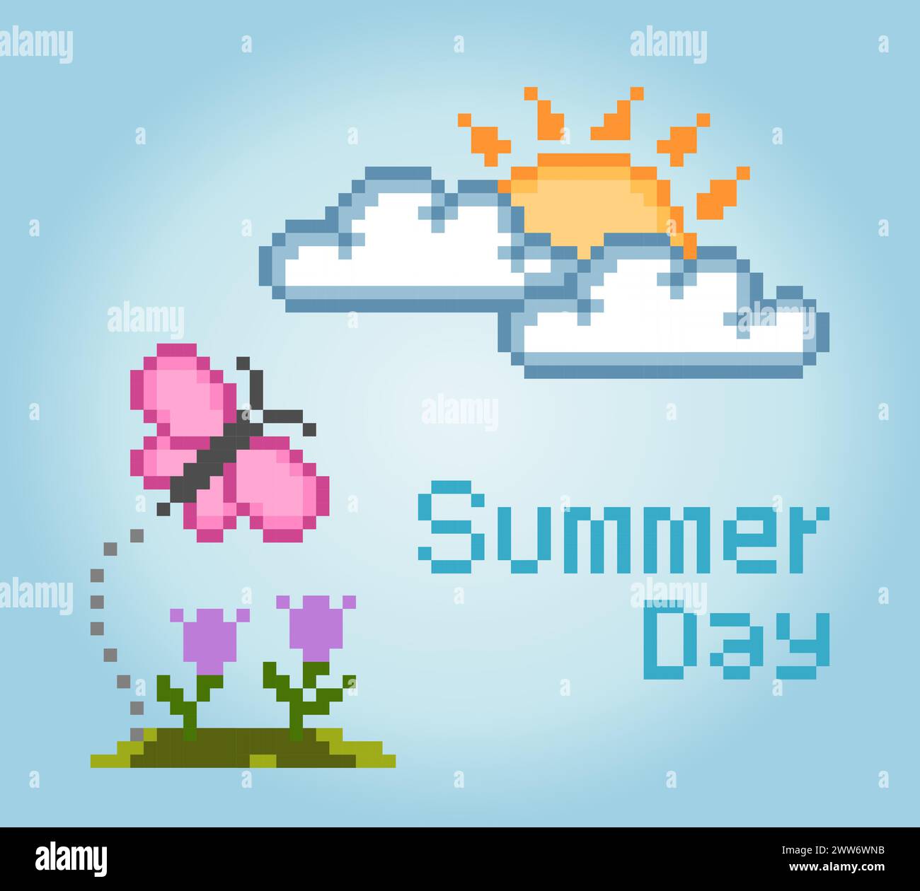 8bit illustration hi-res stock photography and images - Alamy