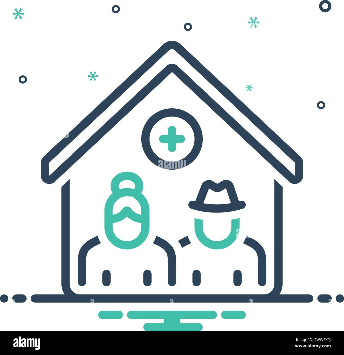 Icon for nursing home, nursing Stock Vector Image & Art - Alamy