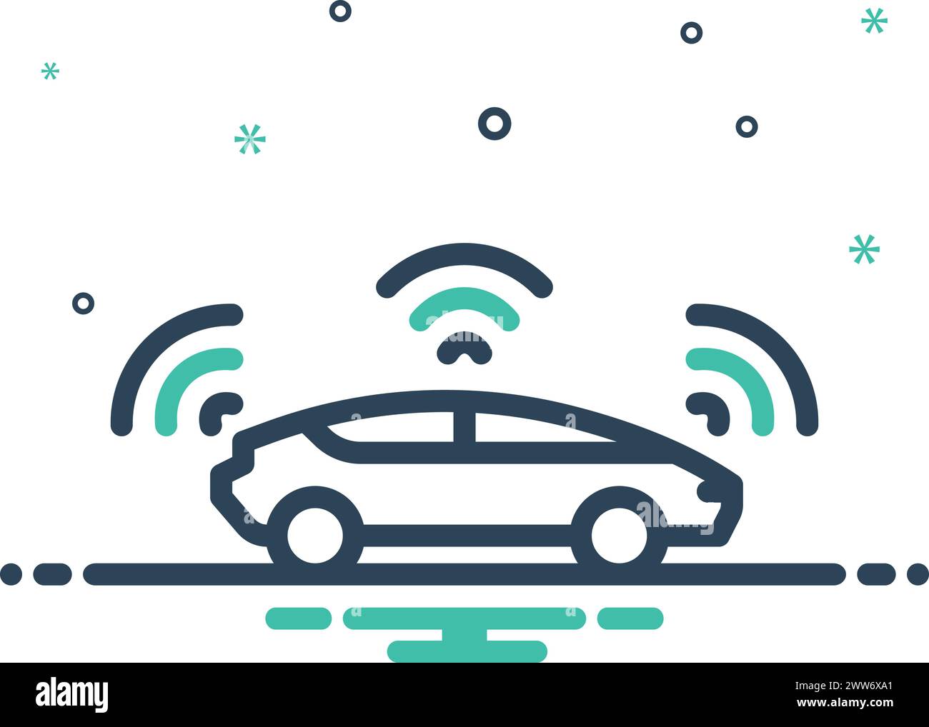 Icon for autonomous, sensor Stock Vector Image & Art - Alamy
