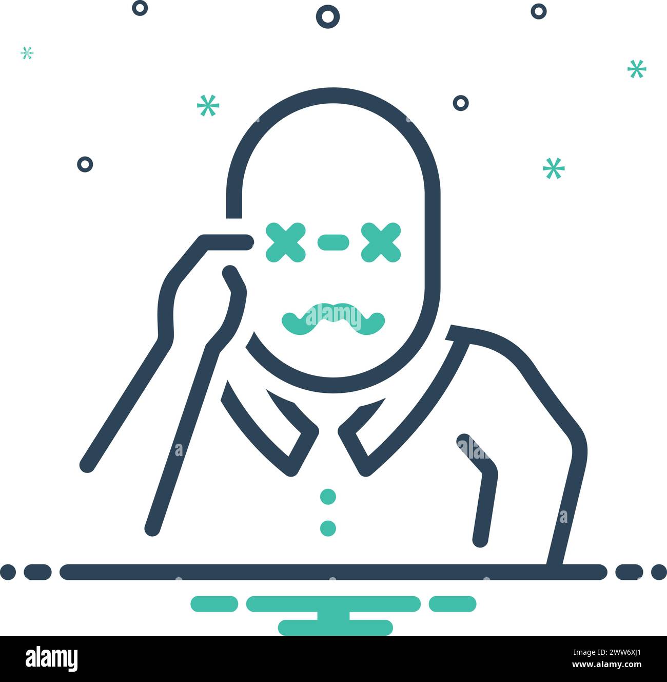 Icon for vision loss, eyeless Stock Vector Image & Art - Alamy