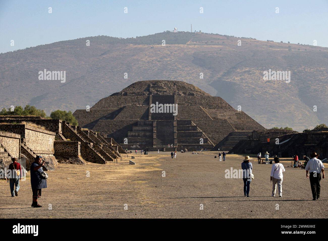 Spring Equinox in Teotihuacan Archaeological Zone March 21, 2024, State ...