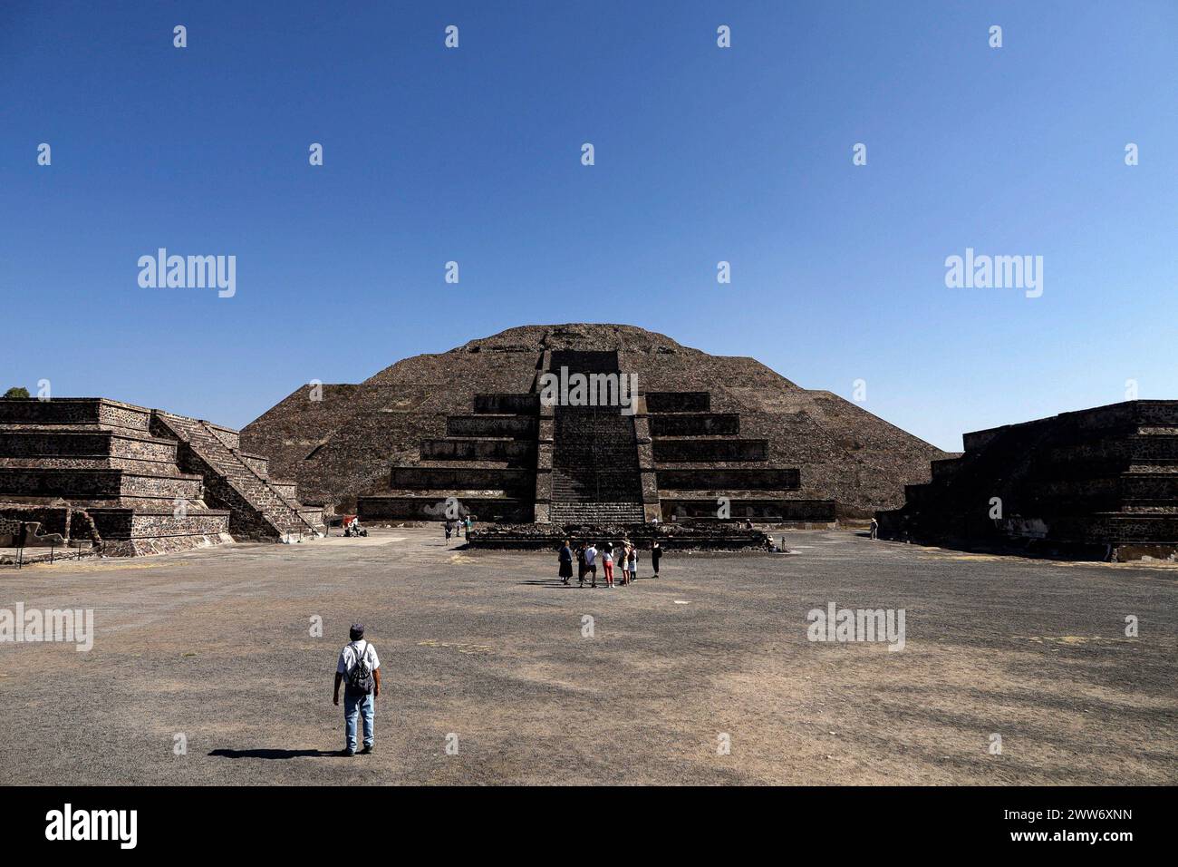 Spring Equinox in Teotihuacan Archaeological Zone March 21, 2024, State ...