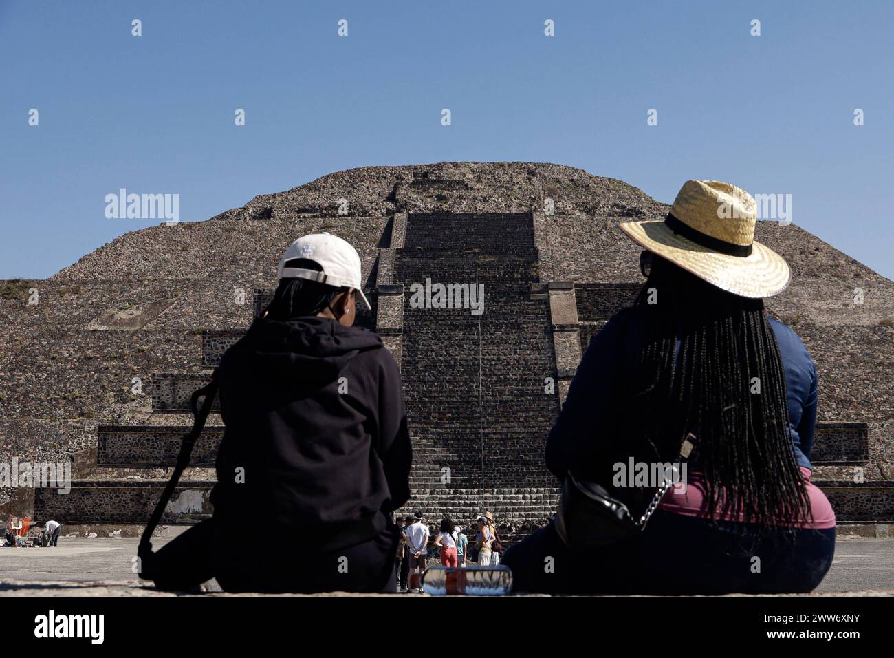 Spring Equinox in Teotihuacan Archaeological Zone March 21, 2024, State ...