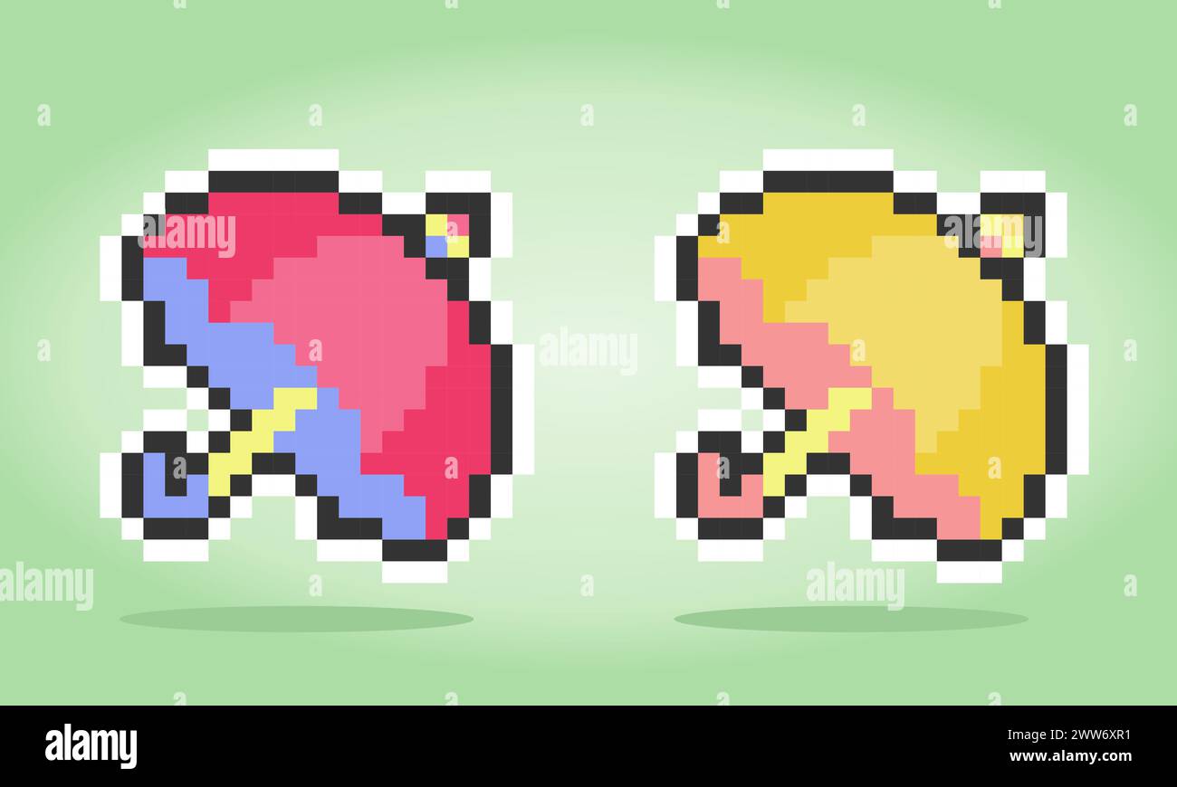 Vintage pixel icons Stock Vector Images - Alamy