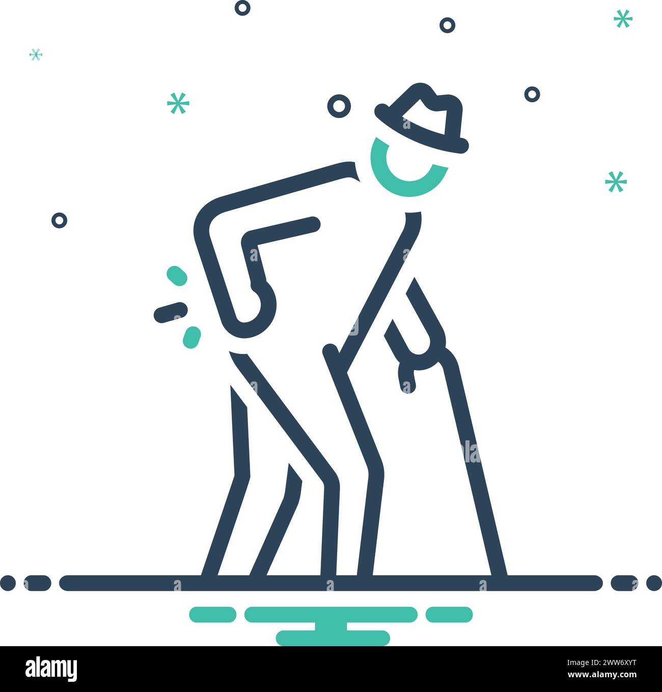 Icon for back pain, back Stock Vector Image & Art - Alamy