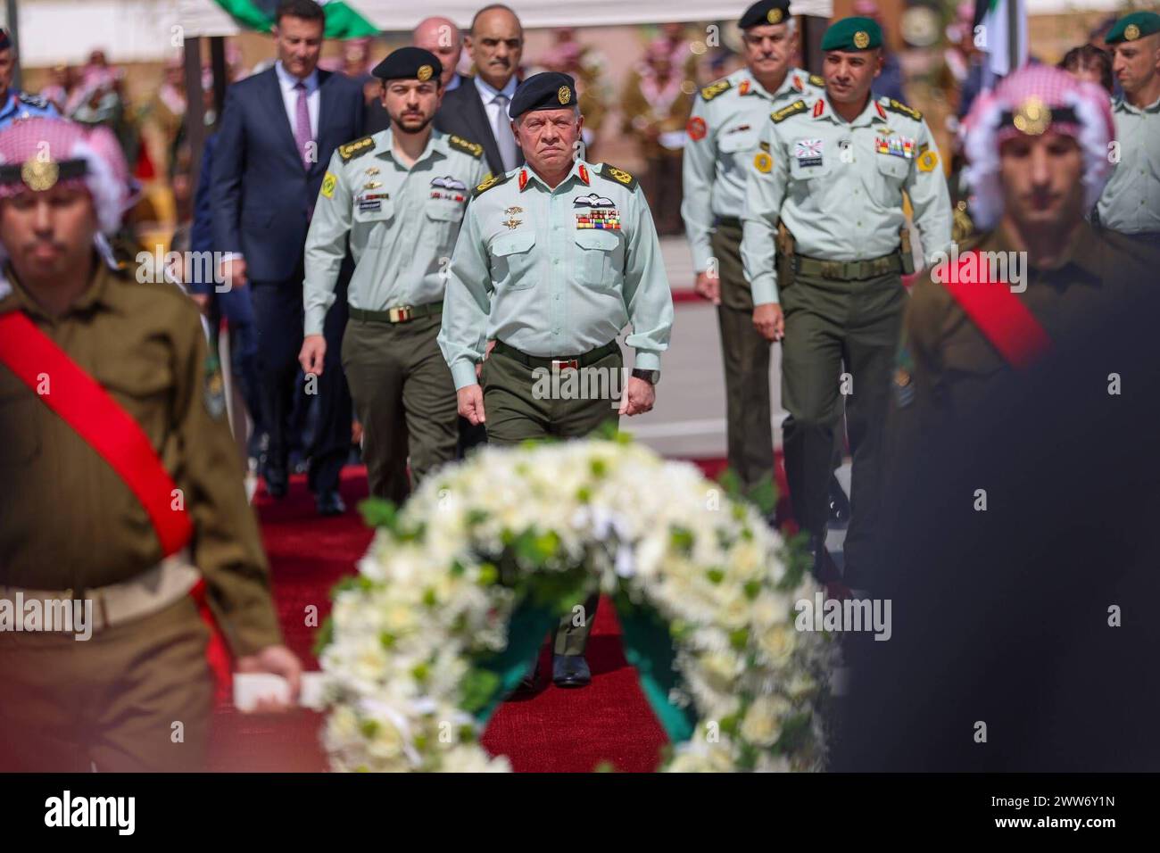 Jordanian King Abdullah II, Supreme Commander of the Armed Forces ...
