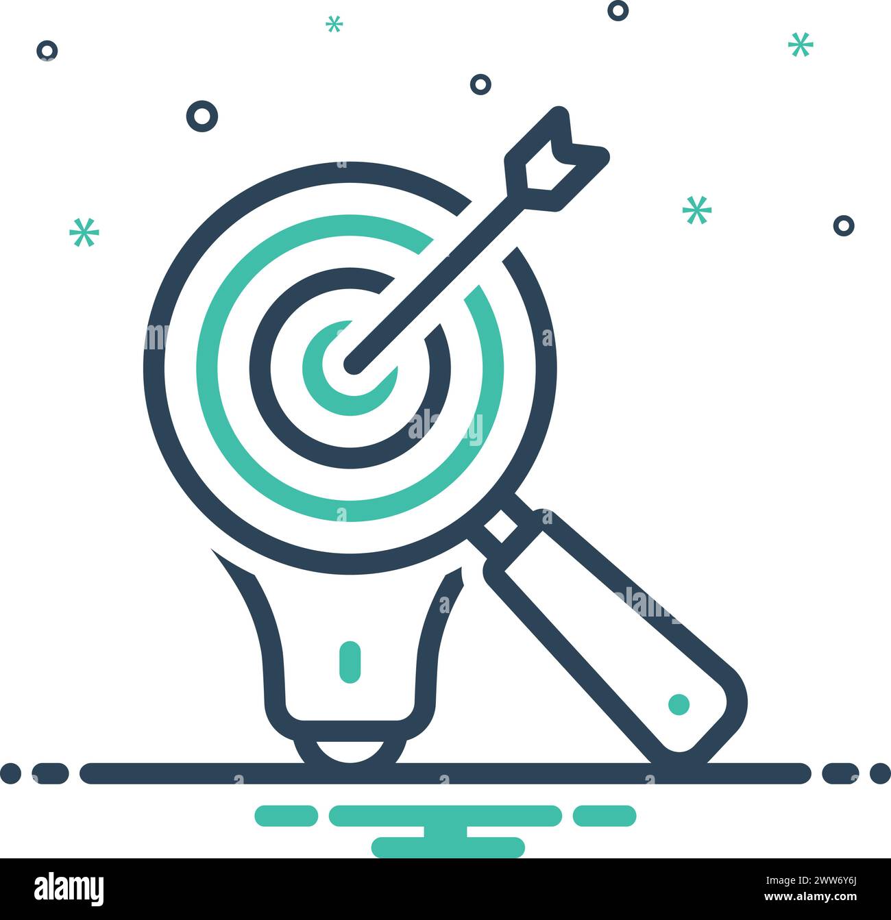 Target idea Stock Vector Images - Alamy