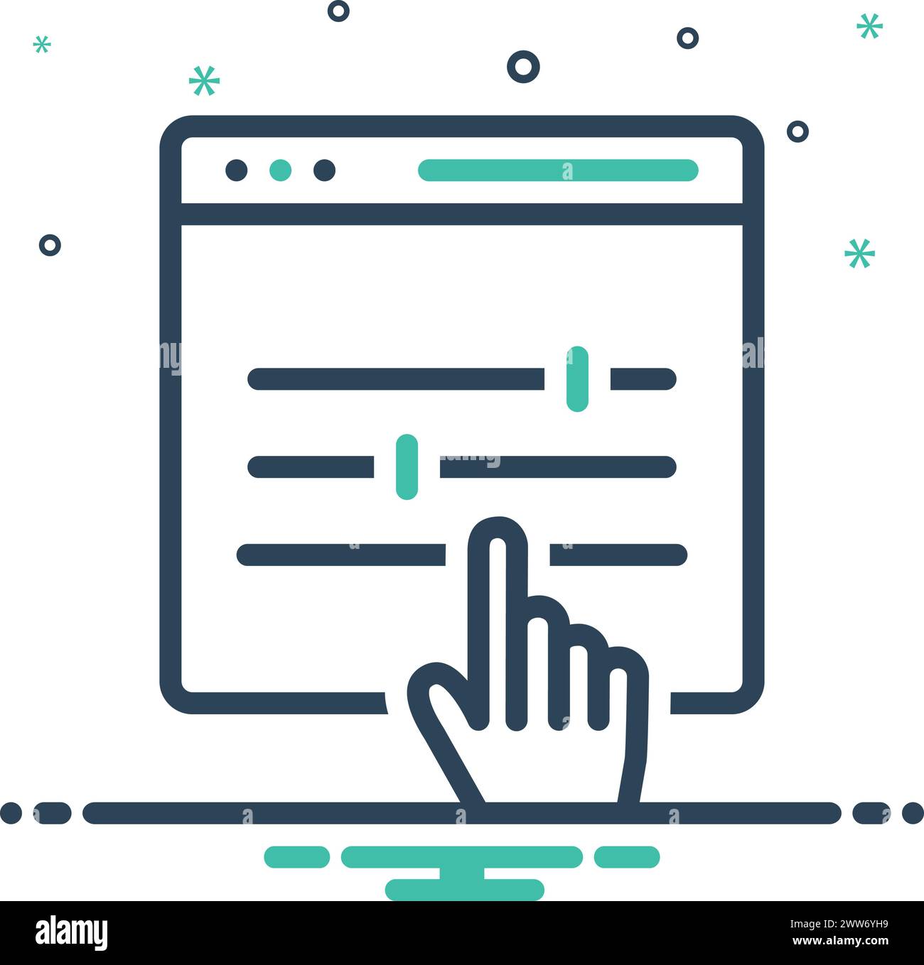 Icon for adjustment, control Stock Vector Image & Art - Alamy