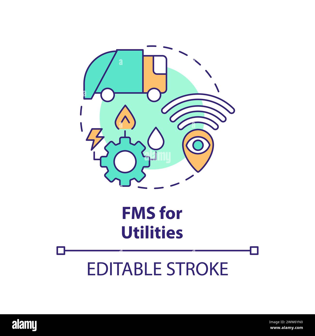 Management utilities Stock Vector Images - Alamy