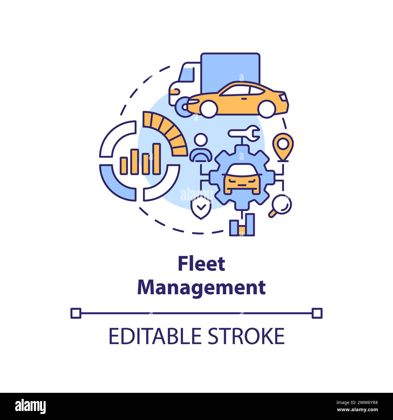 Fleet management multi color concept icon Stock Vector Image & Art - Alamy Fleet management multi color concept icon Stock Vector Image & Art - Alamy