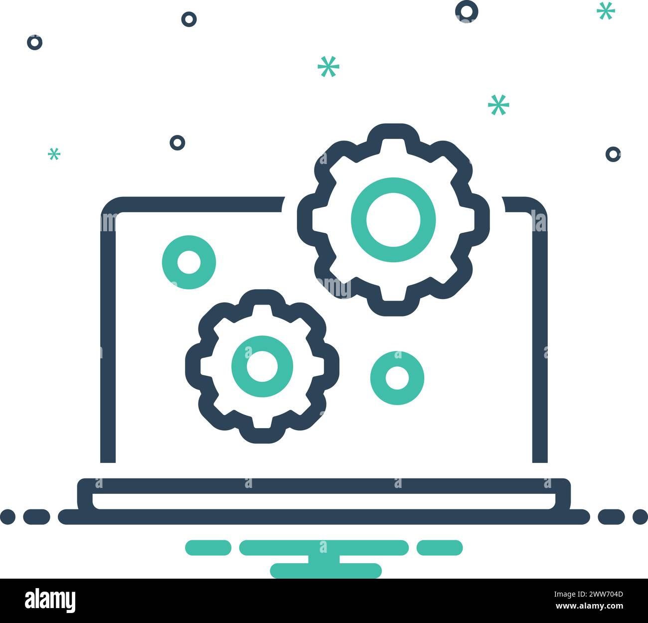 Icon for system, cogwheel Stock Vector Image & Art - Alamy
