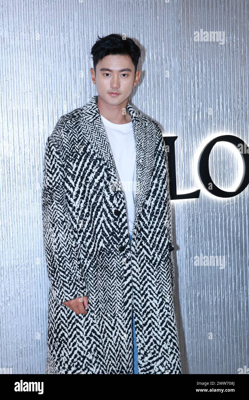 Chinese former competitive swimmer Ning Zetao attends an activity in ...