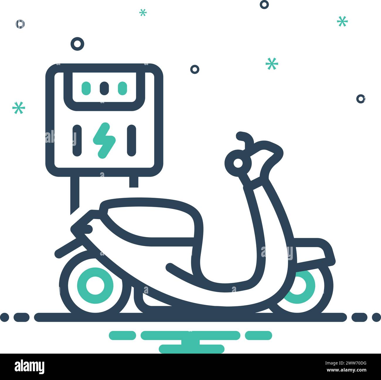 Icon for electric scooter, electric Stock Vector Image & Art - Alamy