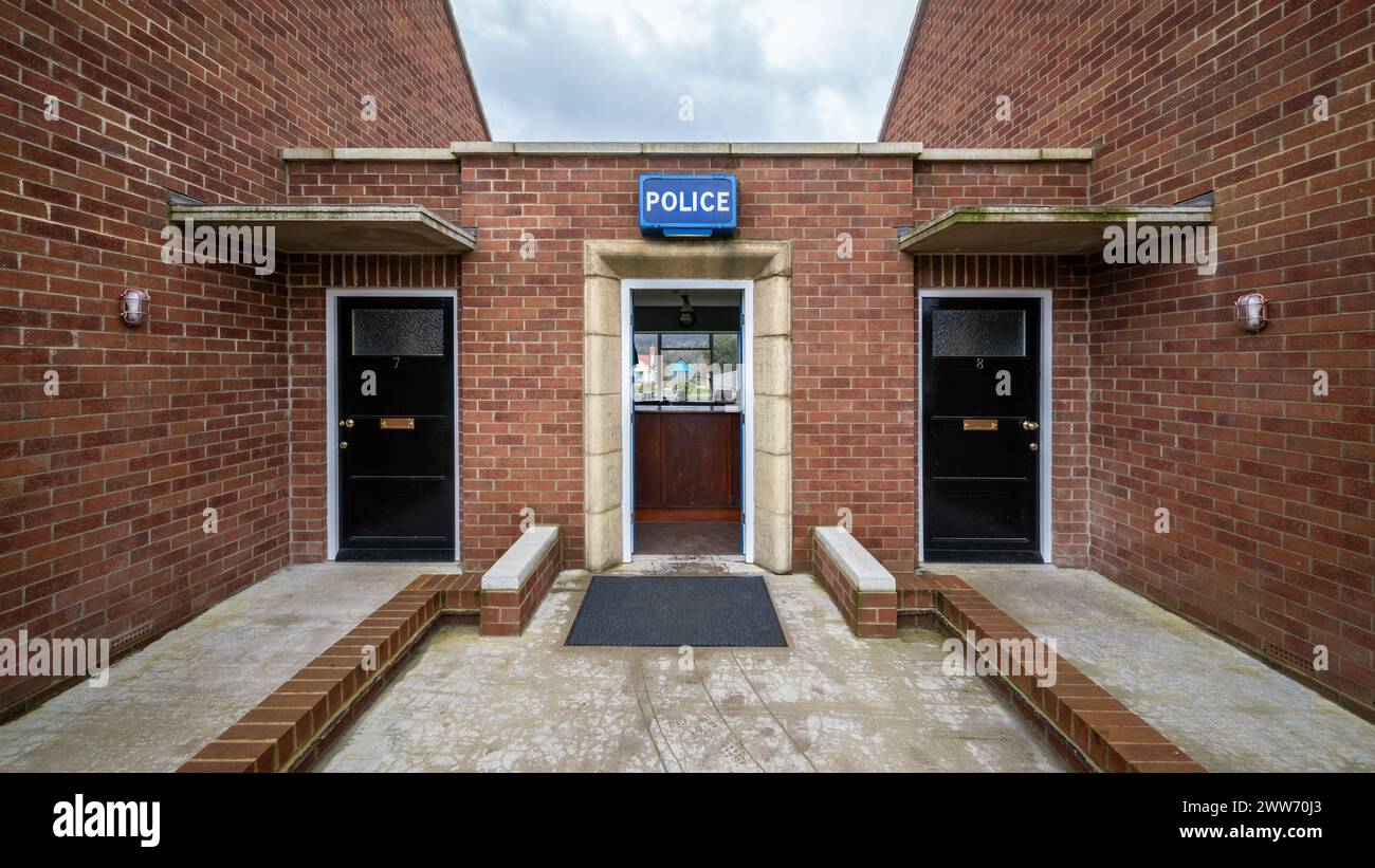 1950s police station hi-res stock photography and images - Alamy