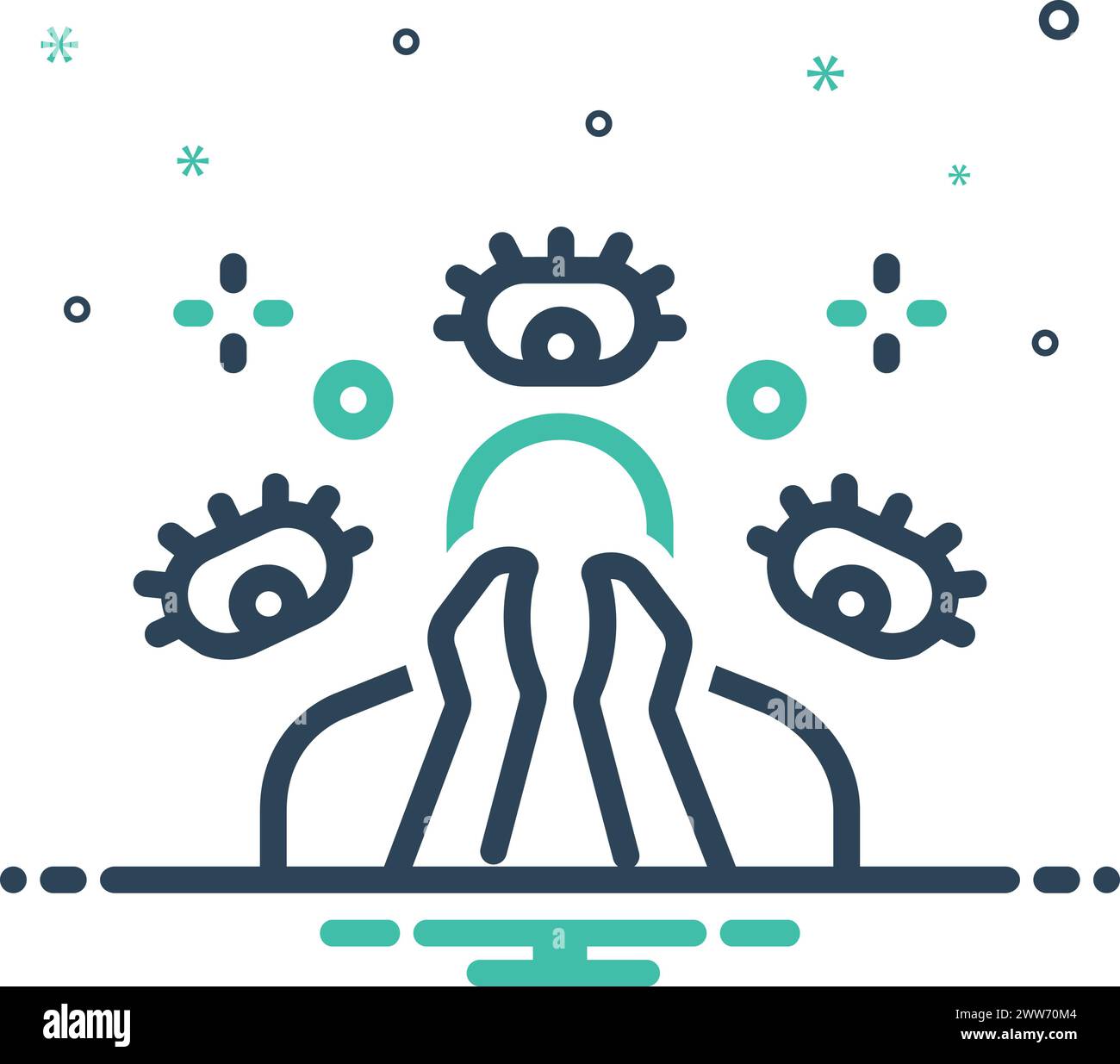 Dementia icon Cut Out Stock Images & Pictures - Alamy