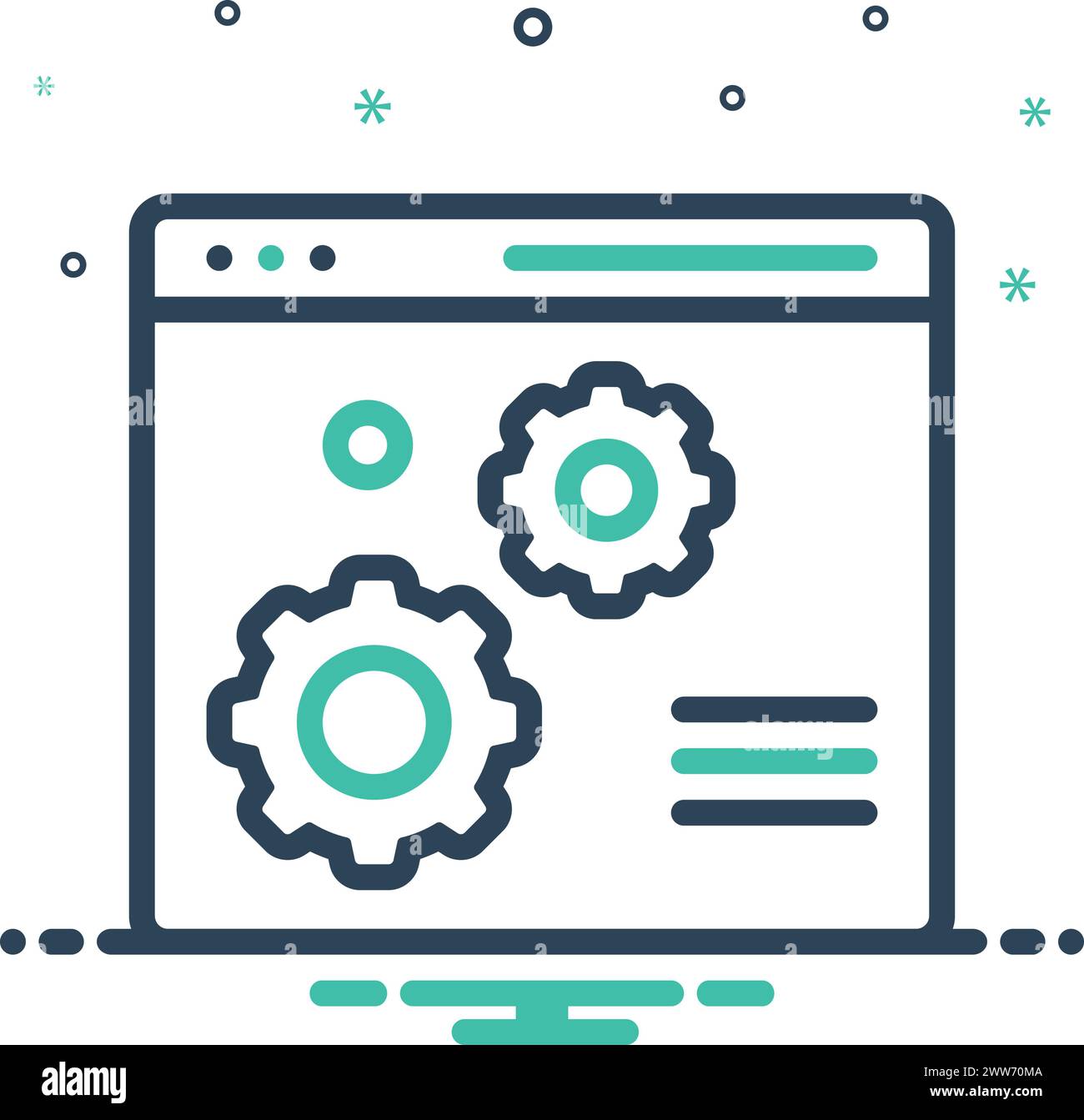 Icon for option panel, option Stock Vector Image & Art - Alamy