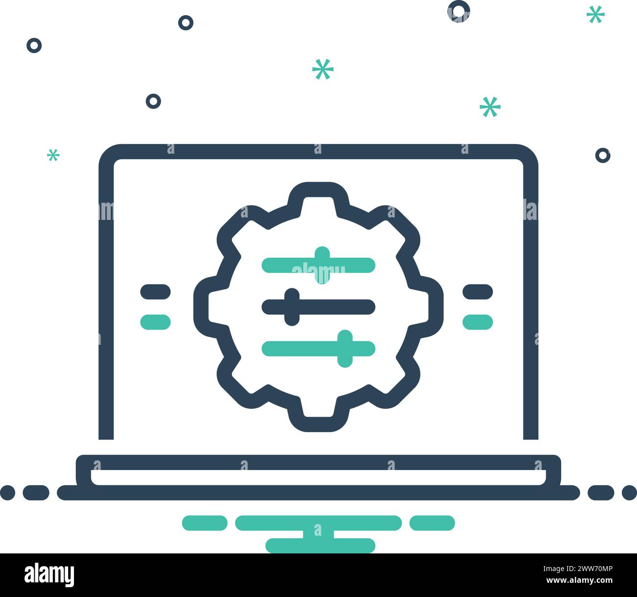 Icon for tweak, adjustment Stock Vector Image & Art - Alamy