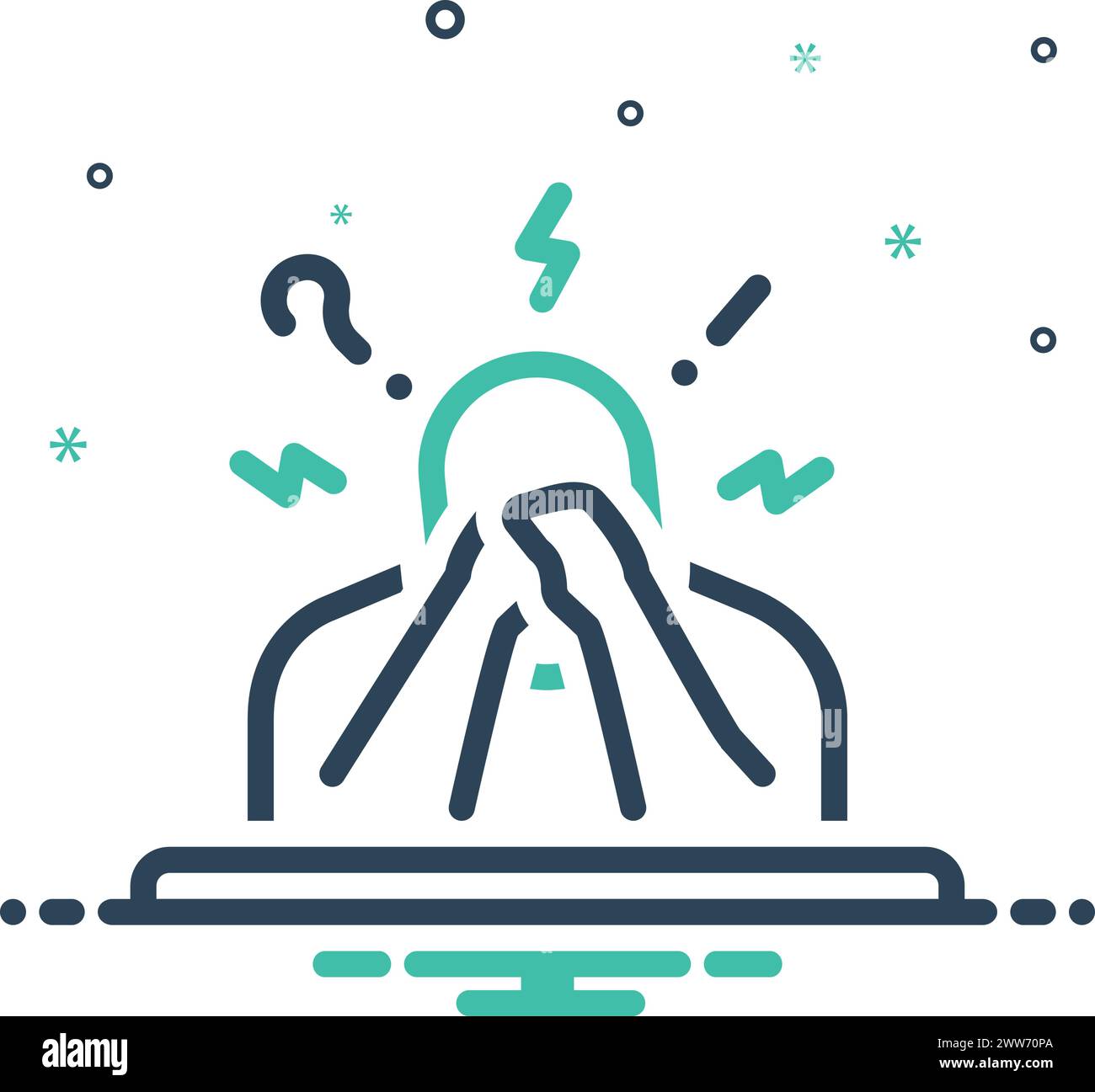 Frustrated concern Stock Vector Images - Alamy