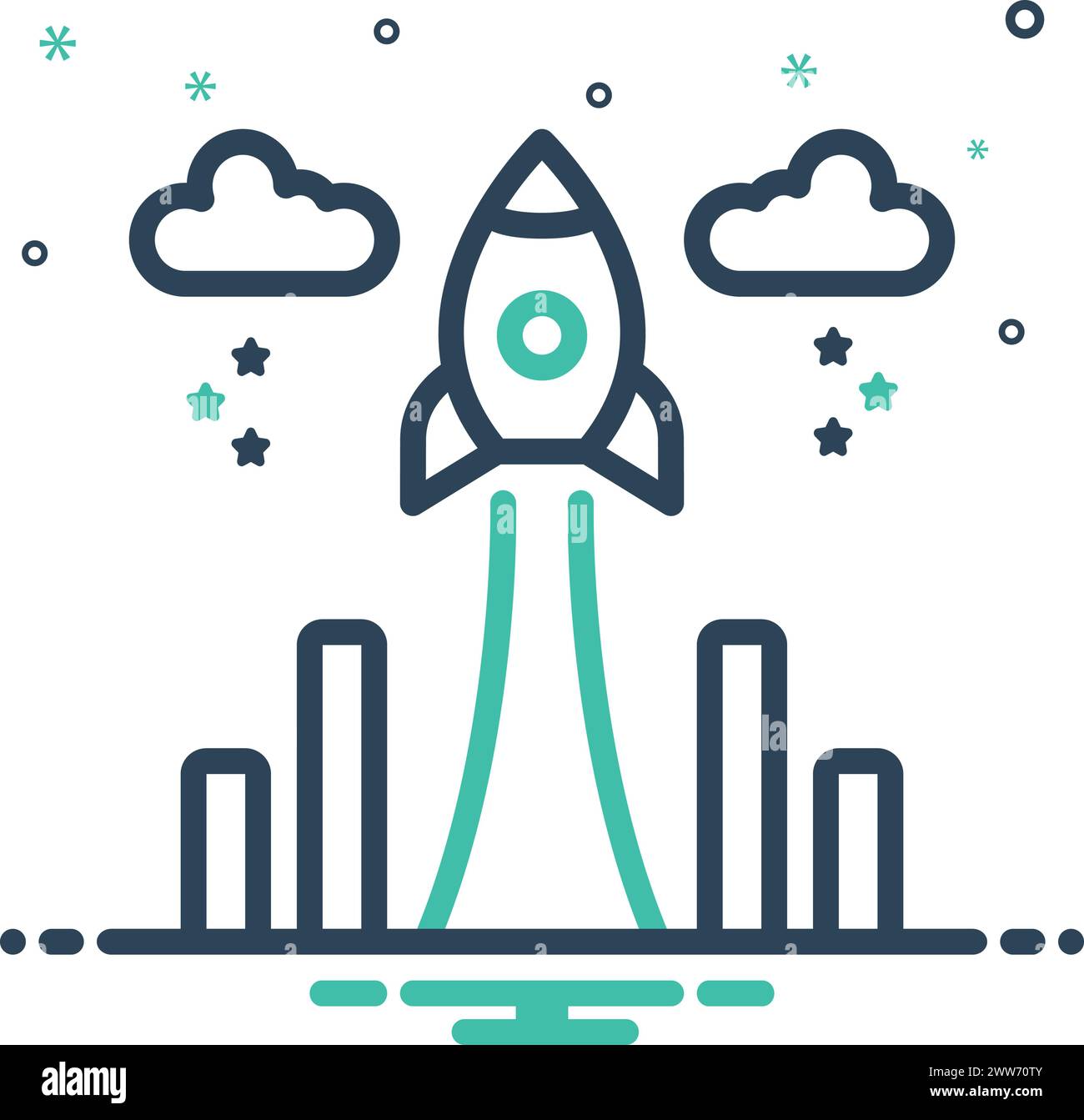 Icon for growth, rocket Stock Vector Image & Art - Alamy