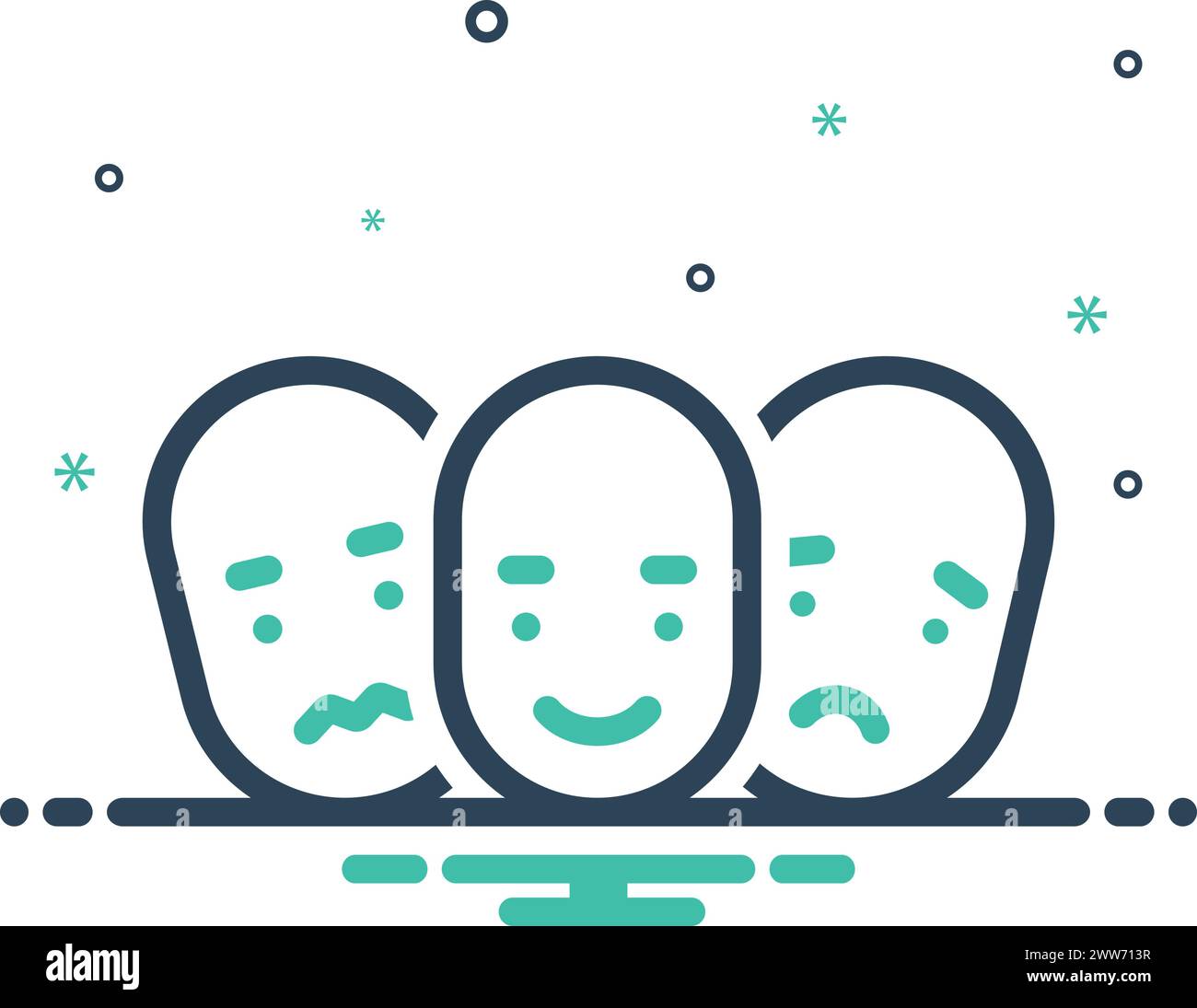 Multiple personality disorder Stock Vector Images - Alamy