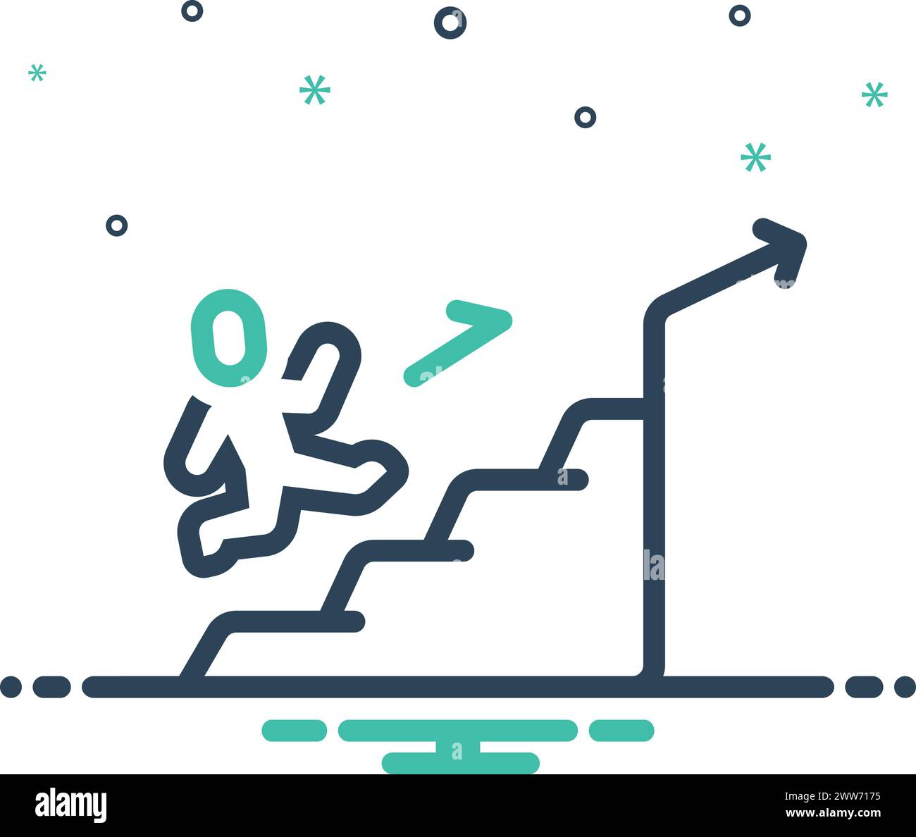 Icon for career steps, career Stock Vector Image & Art - Alamy