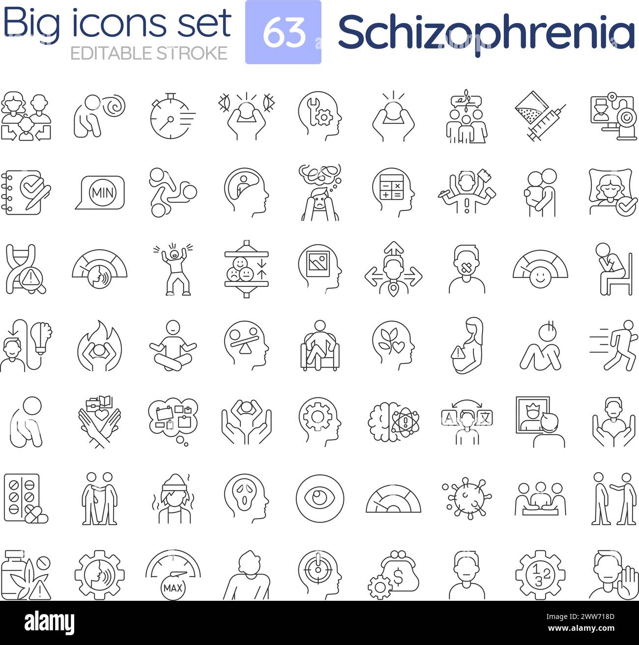 Schizophrenia art Cut Out Stock Images & Pictures - Alamy