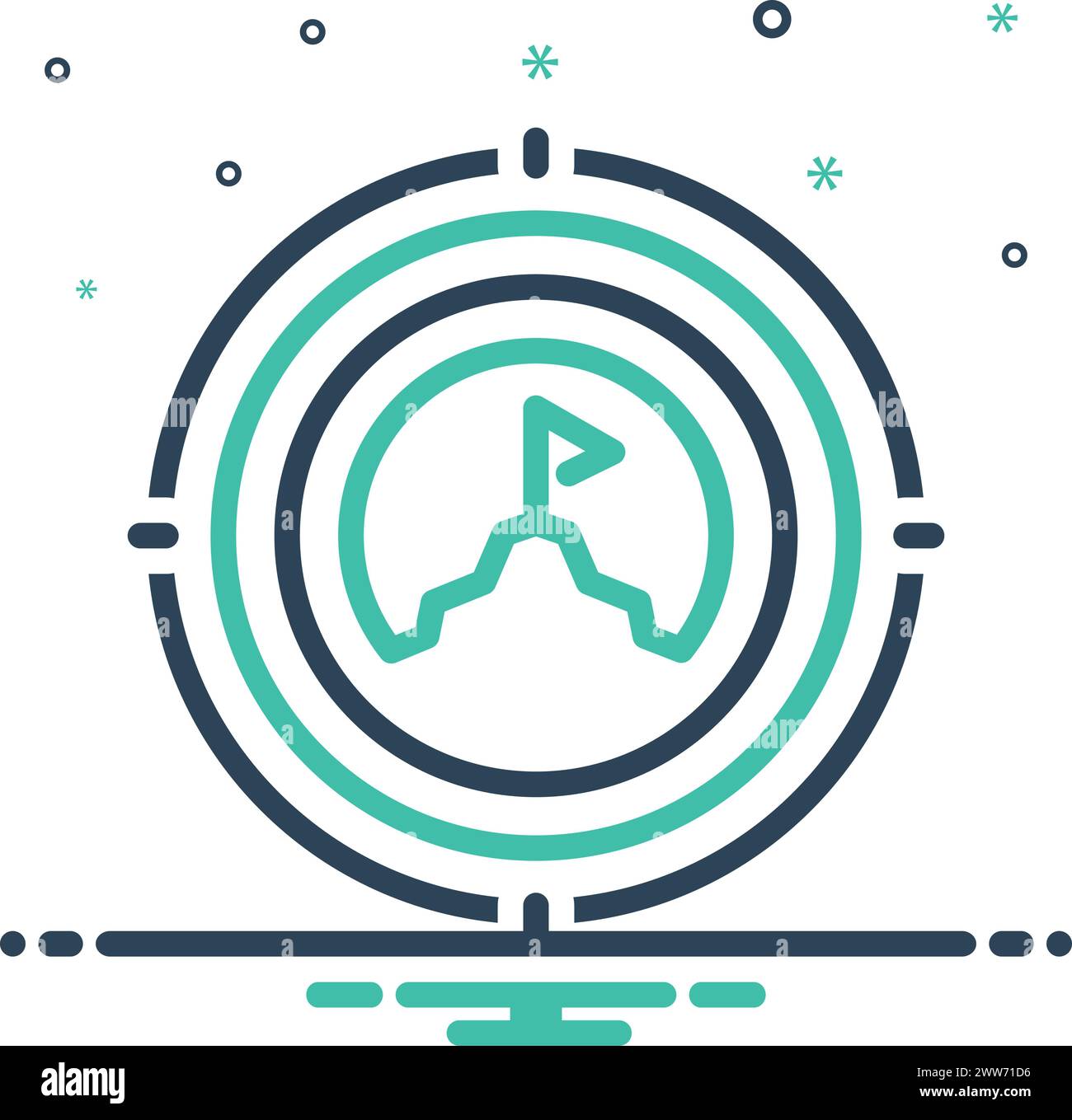 Icon for goals, target Stock Vector Image & Art - Alamy