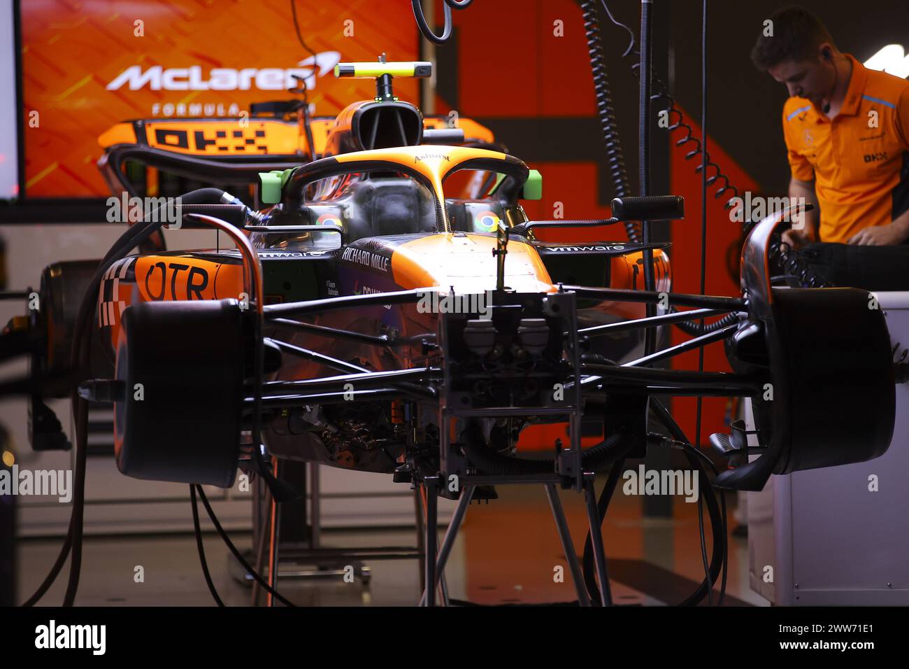 McLaren F1 Team MCL38, mechanical detail during the Formula 1 Rolex ...