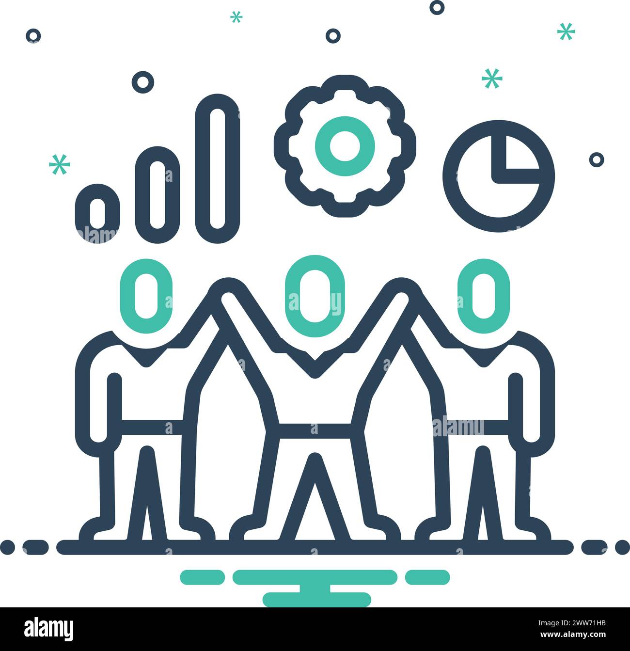 Icon for teamwork, team Stock Vector Image & Art - Alamy