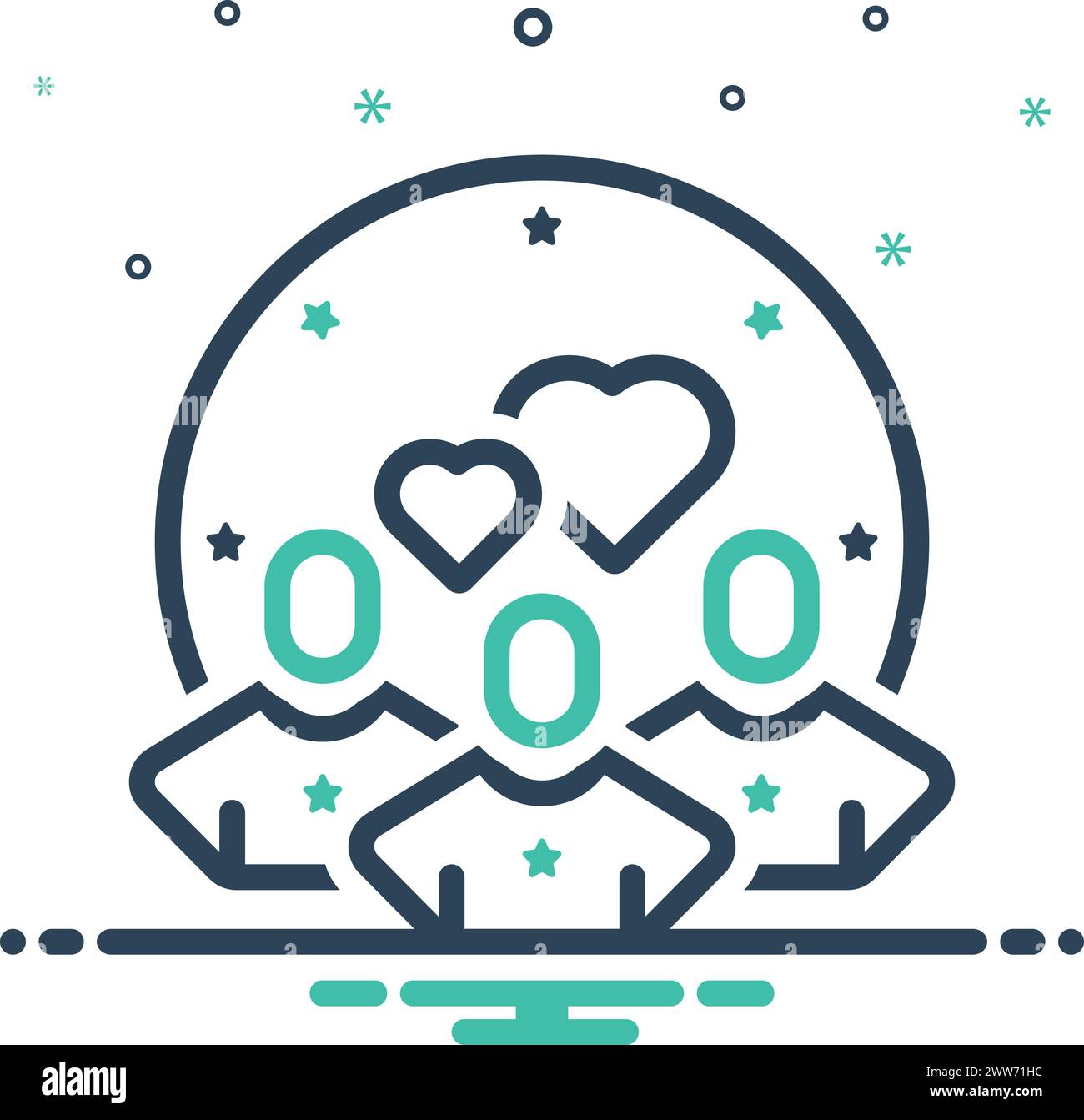 Icon for inclusion, relationship Stock Vector Image & Art - Alamy