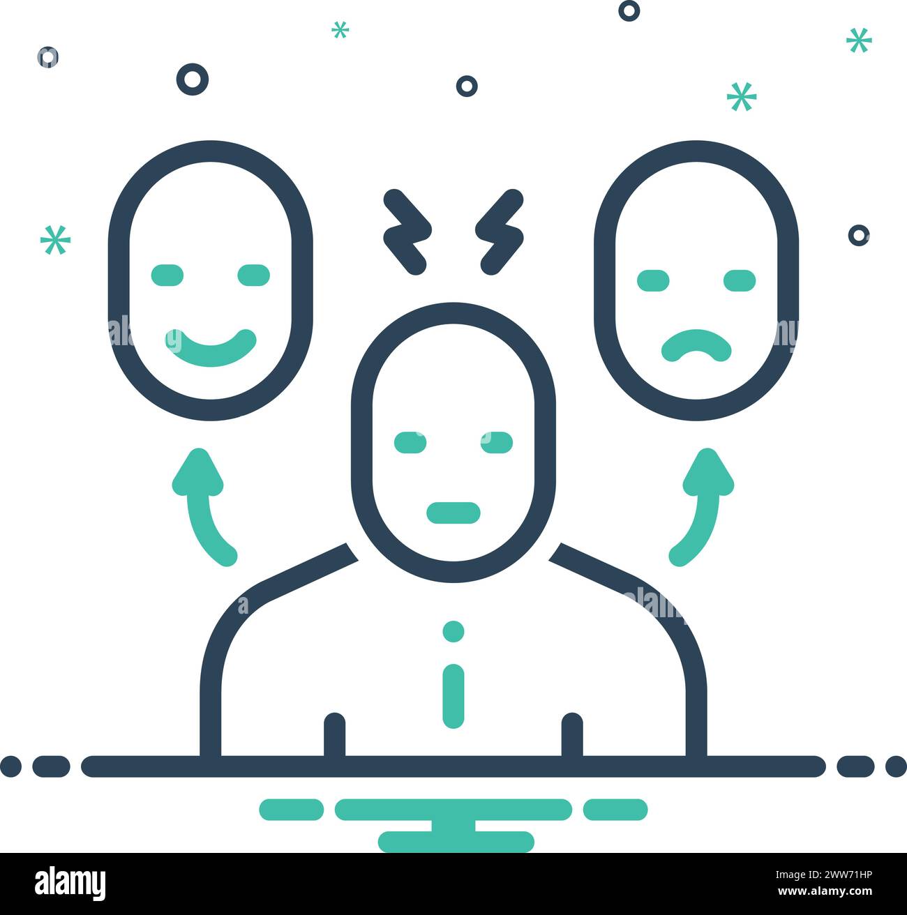Icon for mood swing, mood Stock Vector Image & Art - Alamy