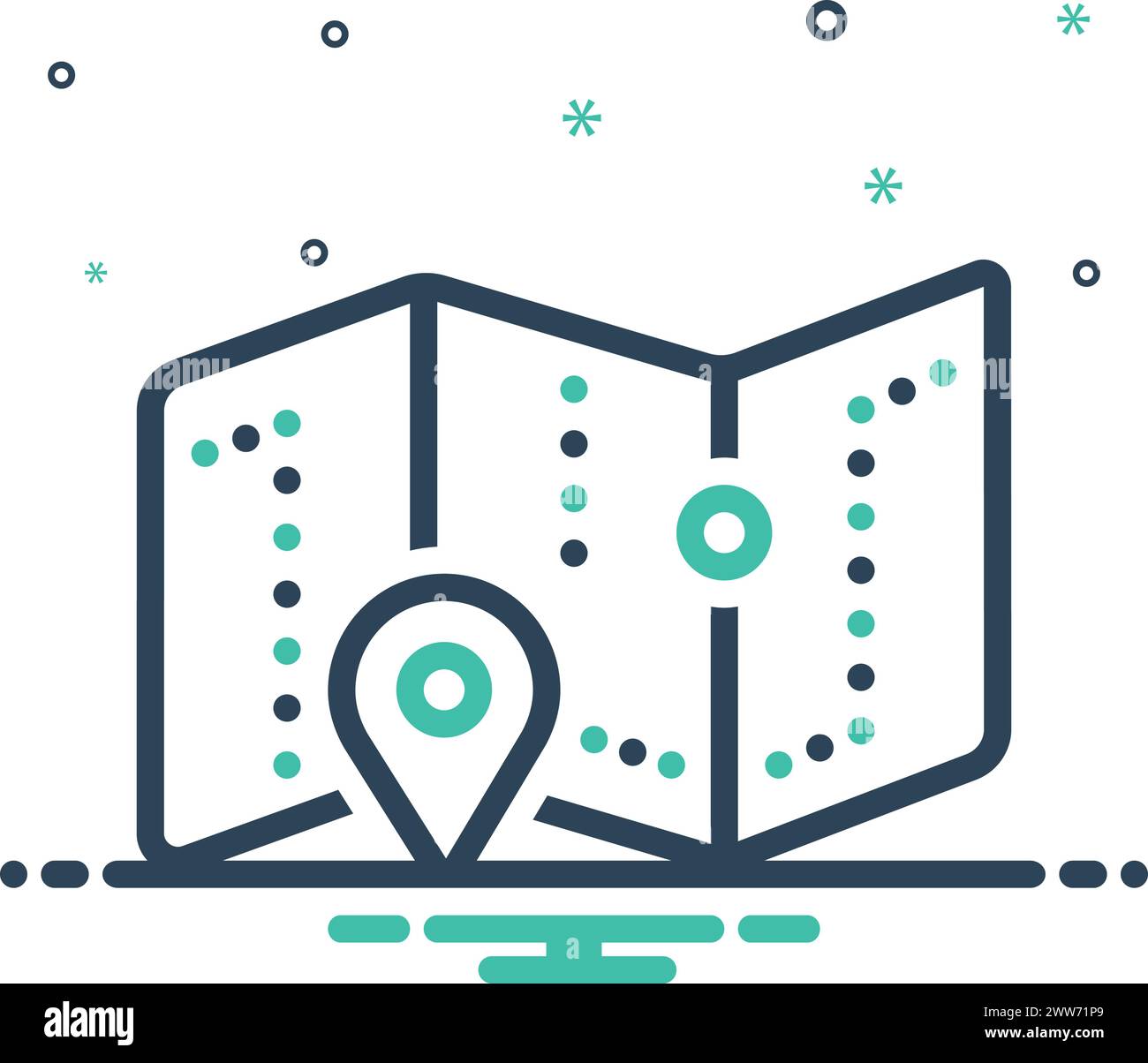 Icon for map, location Stock Vector Image & Art - Alamy