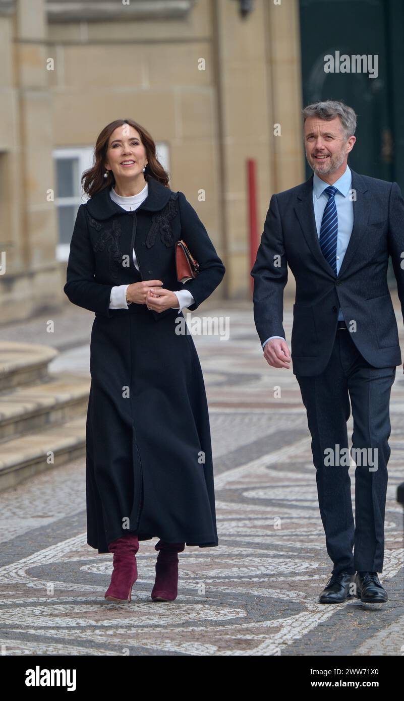 Copenhagen, Denmark. 21st Mar, 2024. COPENHAGEN 2024-03-21 King Fredrik ...