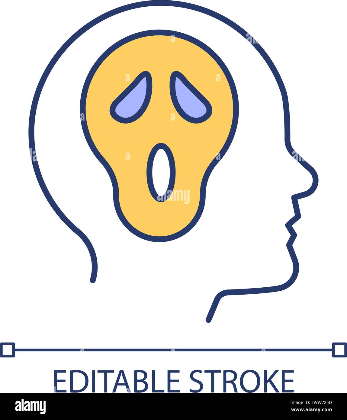 Hallucinations symbol Stock Vector Images - Alamy